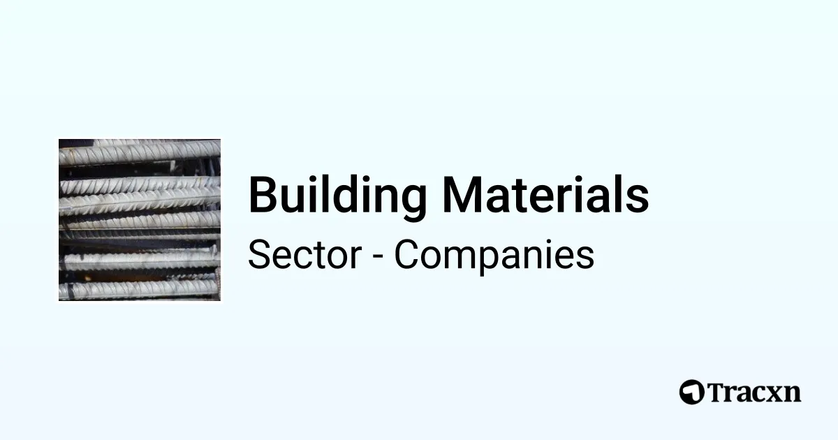 Top Companies in Building Materials Worldwide (Oct, 2025) - Tracxn