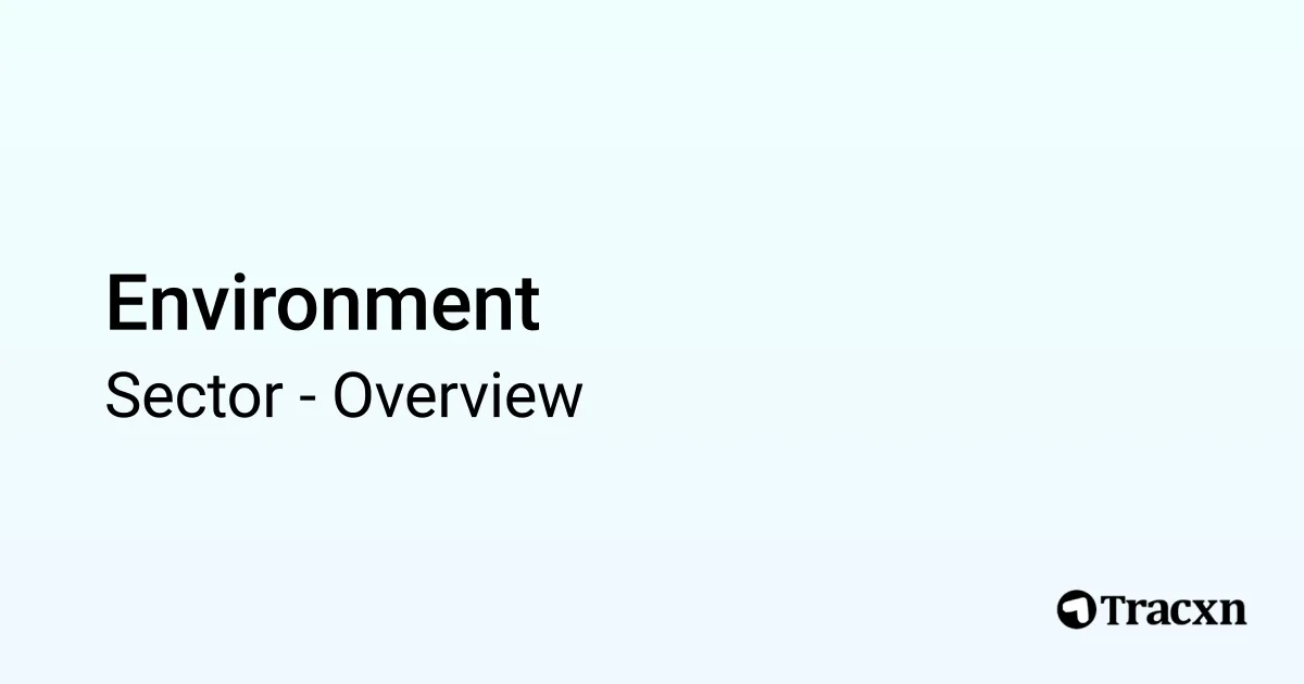 Environment - 2025 Market & Investments Trends - Tracxn