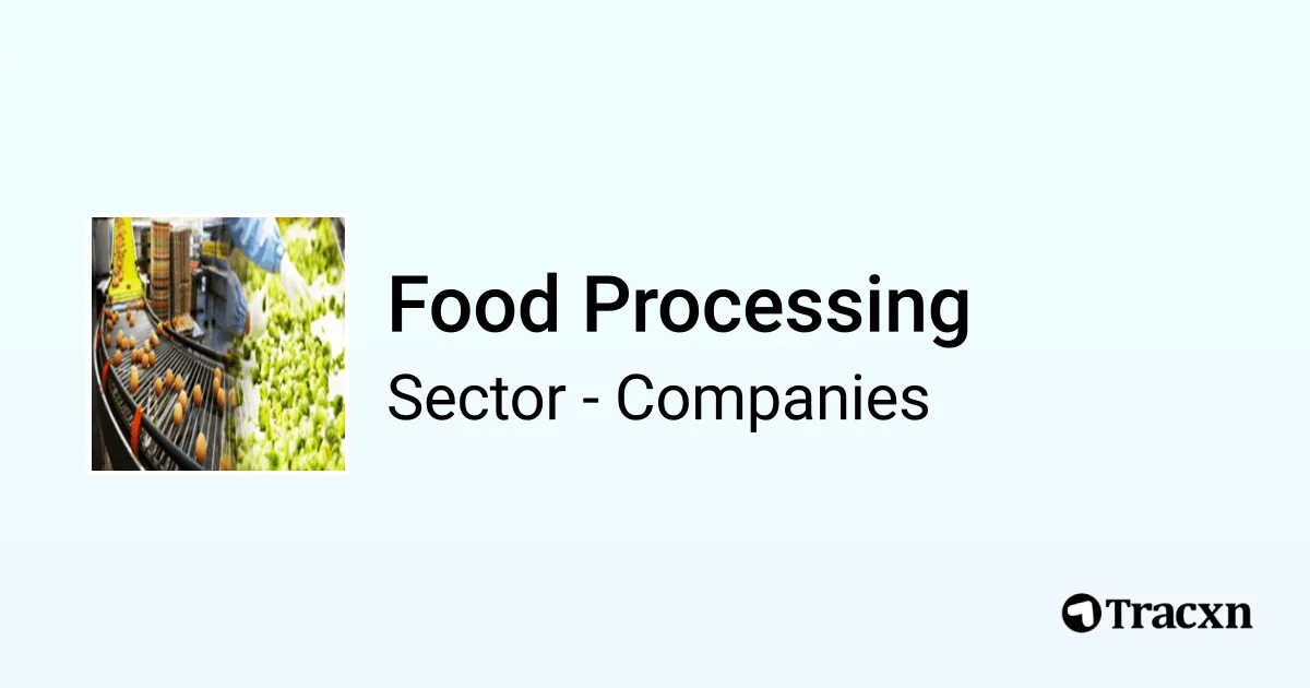 Top Companies in Food Processing Worldwide (Apr, 2026) - Tracxn