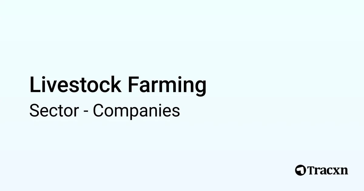 Top Companies in Livestock Farming Worldwide (Oct, 2025) - Tracxn
