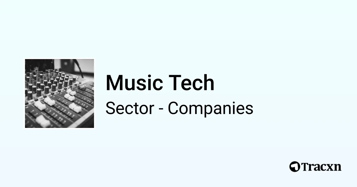Top Companies in Music Tech Worldwide (Oct, 2025) - Tracxn