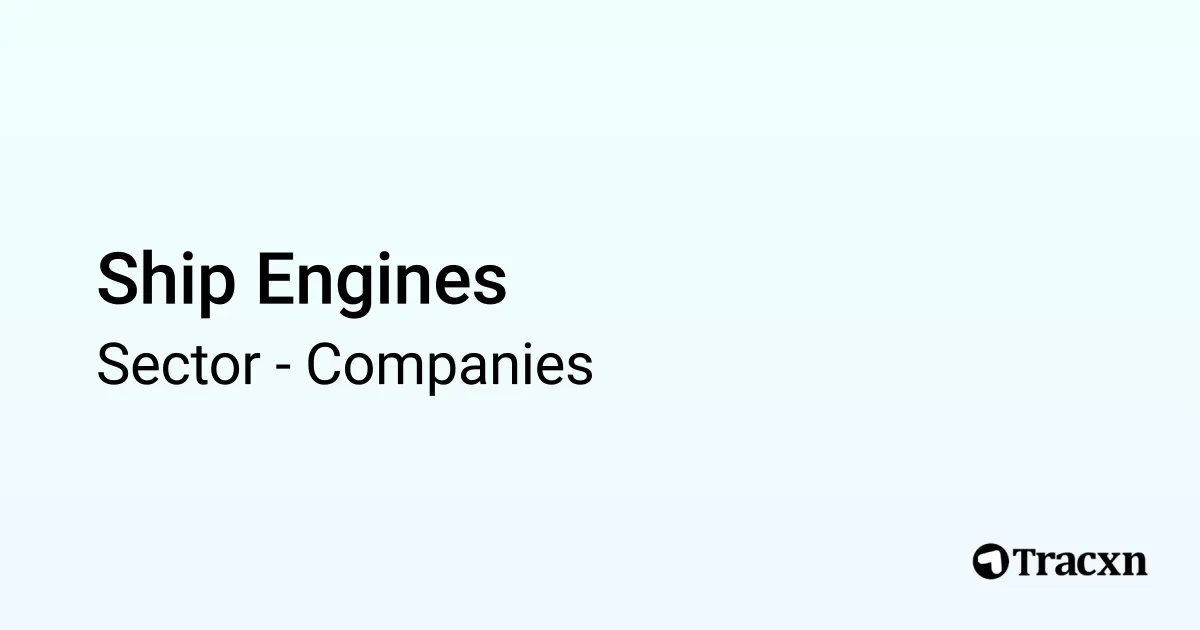 Top Companies in Ship Engines Worldwide (Jan, 2026) - Tracxn