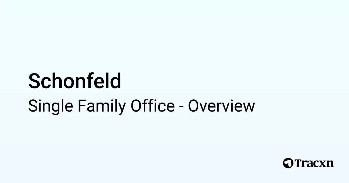 Schonfeld - 2025 Investor Profile, Portfolio, Team & Investment Trends ...