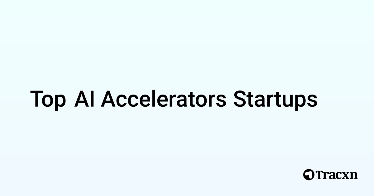 Top Companies in AI Accelerators (Oct, 2025) - Tracxn