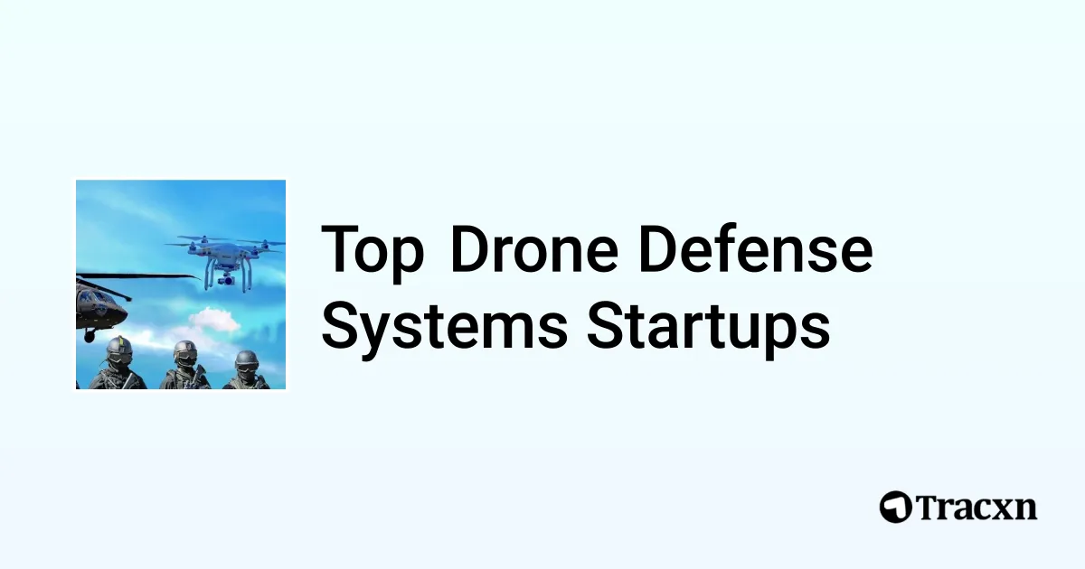 Top Companies in Drone Defense Systems (Apr, 2026) - Tracxn