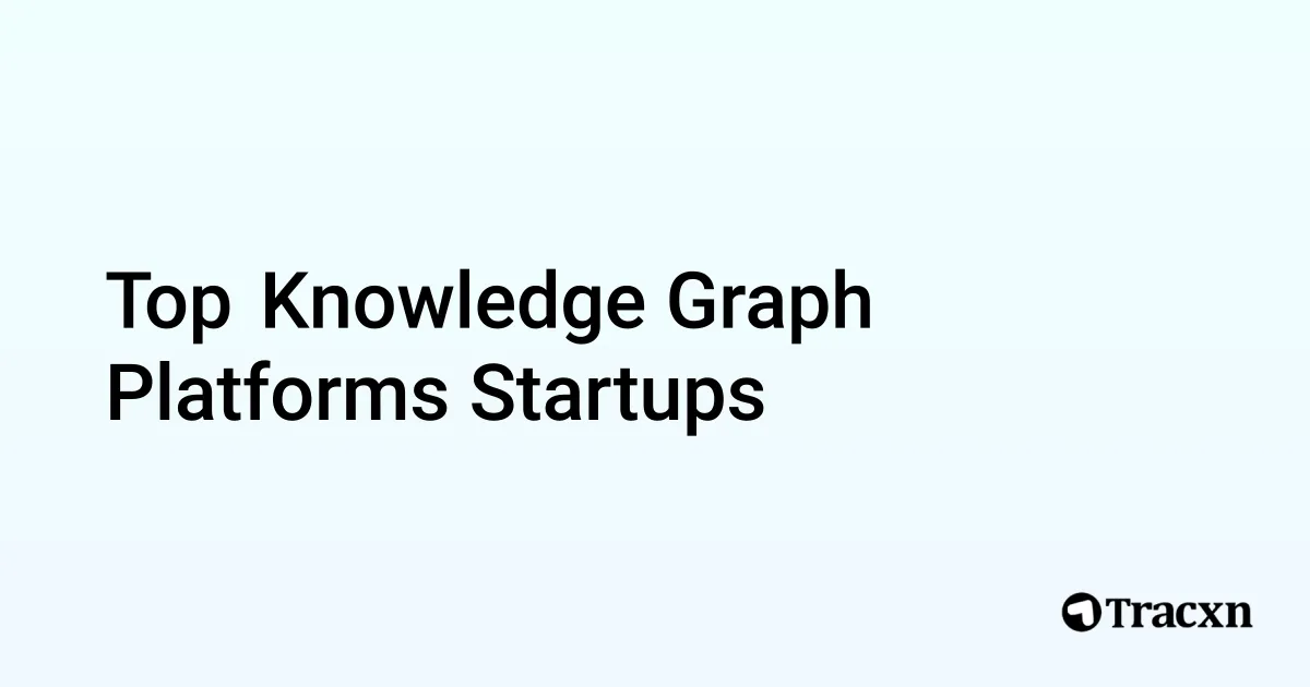 Top Companies in Knowledge Graph Platforms (Oct, 2025) - Tracxn
