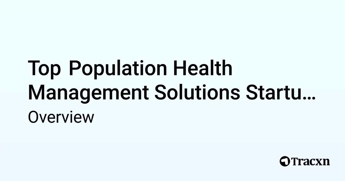 Population Health Management Solutions - 2025 Market & Investments ...