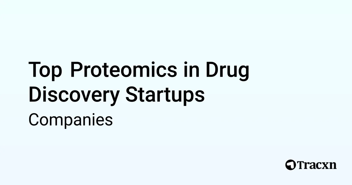 Top Companies in Proteomics in Drug Discovery (Oct, 2025) - Tracxn