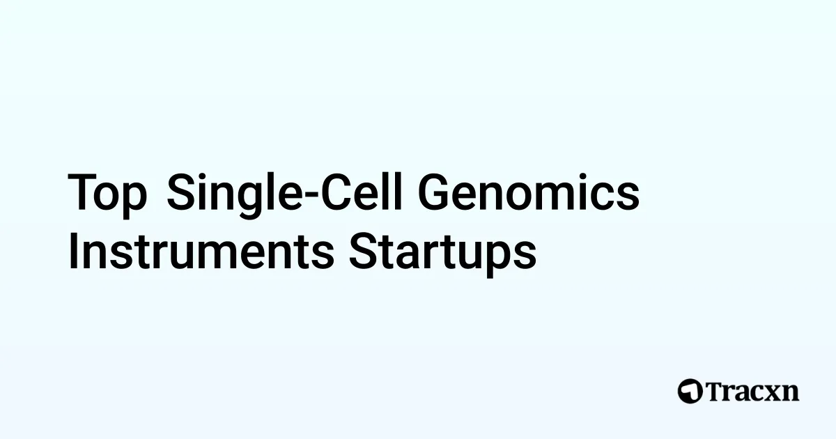 Top Companies in Single-Cell Genomics Instruments (Oct, 2025) - Tracxn