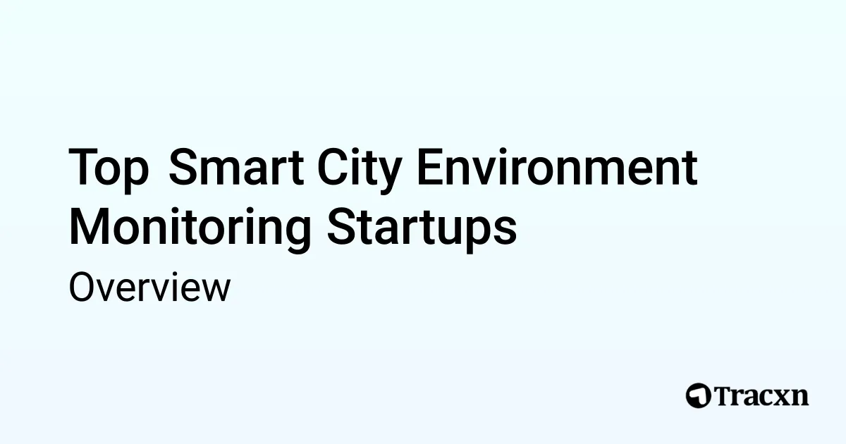 Smart City Environment Monitoring - 2025 Market & Investments Trends ...