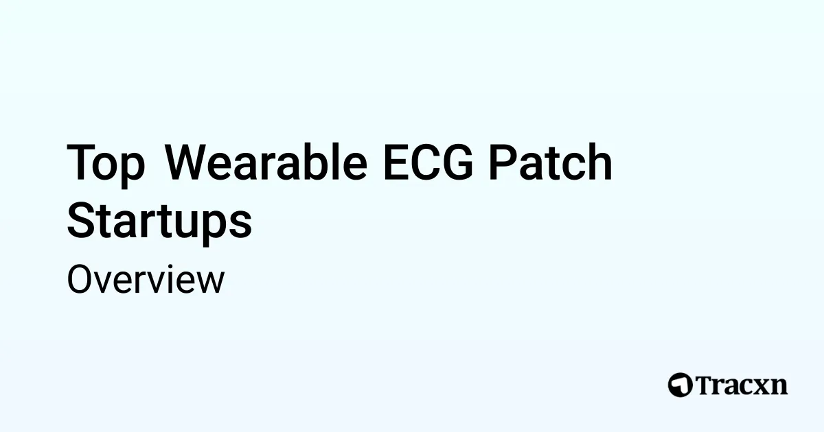 Wearable ECG Patch - 2025 Market & Investments Trends - Tracxn