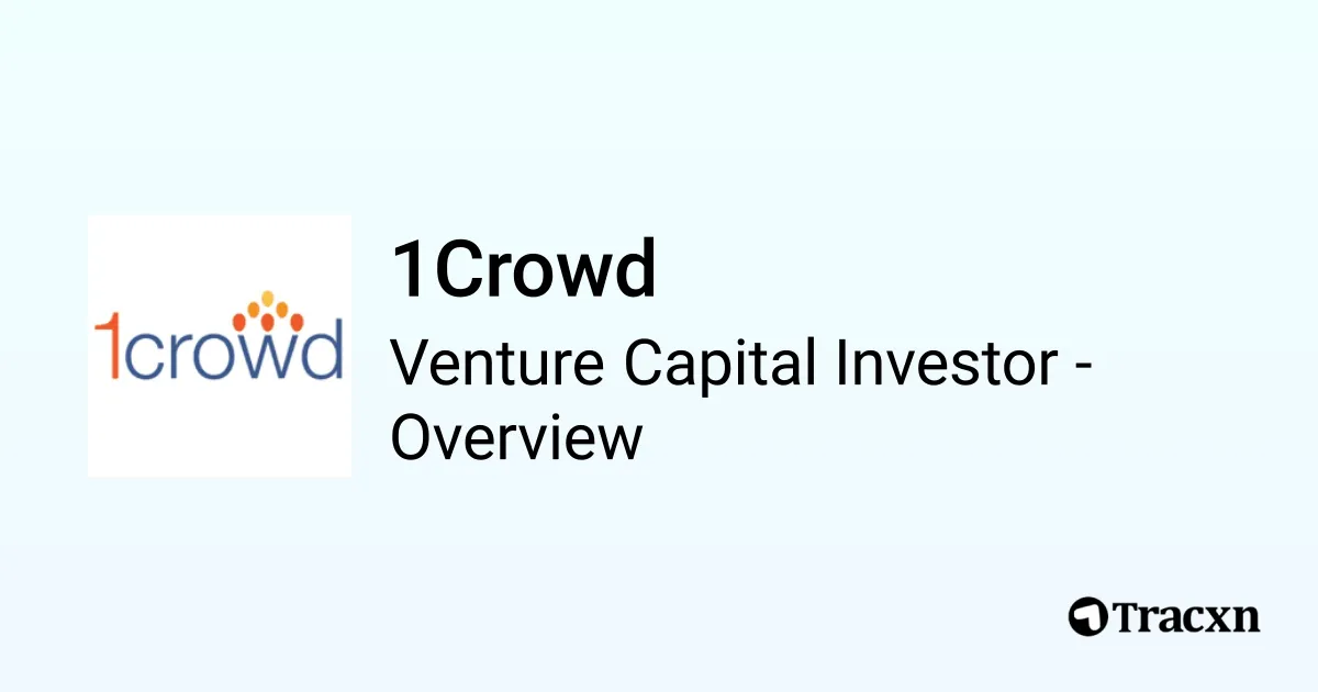 1Crowd - 2026 Investor Profile, Portfolio, Team & Investment Trends ...
