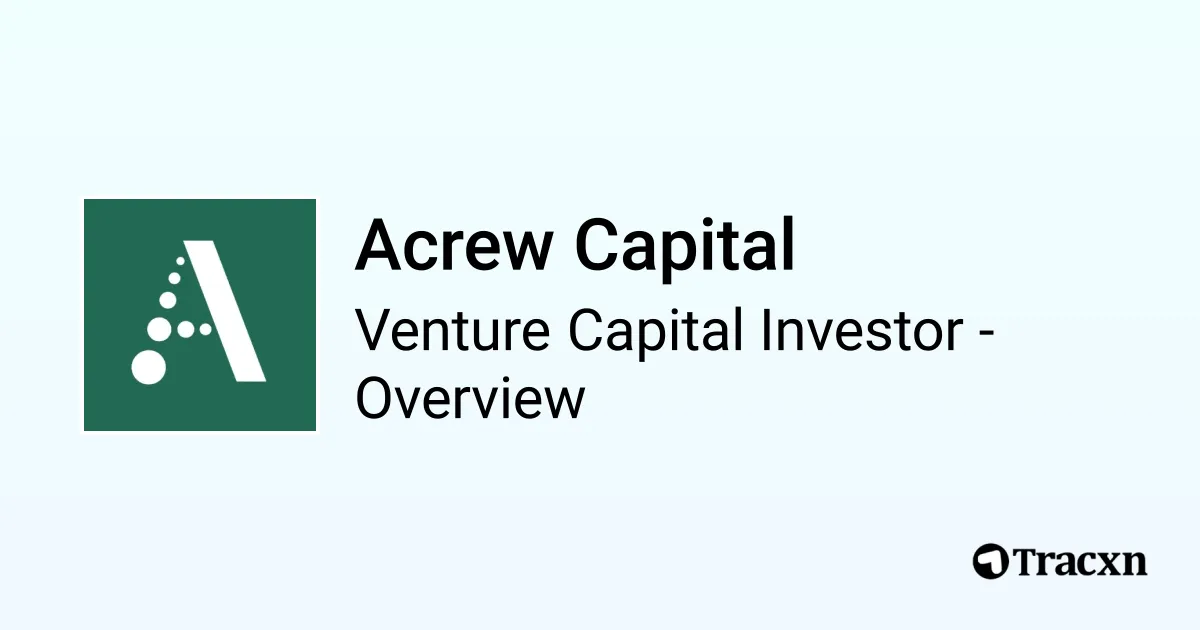 Acrew Capital - 2025 Investor Profile, Portfolio, Team & Investment ...