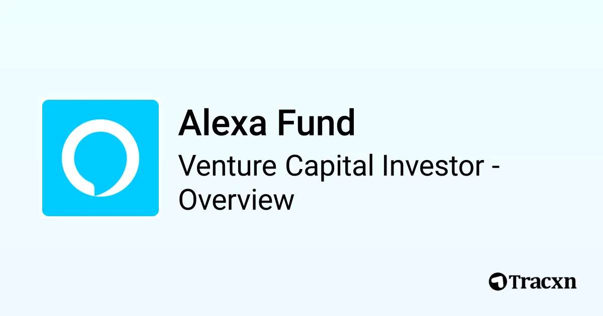 Alexa Fund - 2025 Investor Profile, Portfolio, Team & Investment Trends ...
