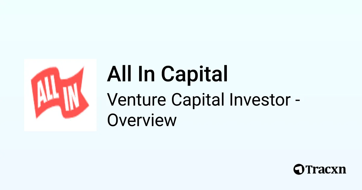 All In Capital - 2025 Investor Profile, Portfolio, Team & Investment ...