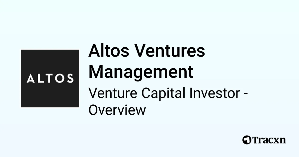 Altos Ventures Management - 2026 Investor Profile, Portfolio, Team ...