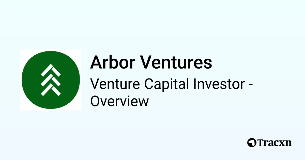 Arbor Ventures - 2025 Investor Profile, Portfolio, Team & Investment Trends - Tracxn