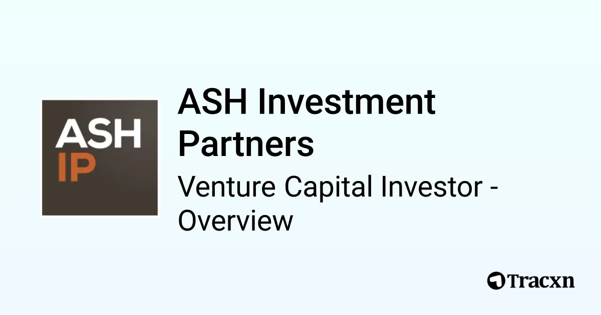 ASH Investment Partners - 2026 Investor Profile, Portfolio, Team ...