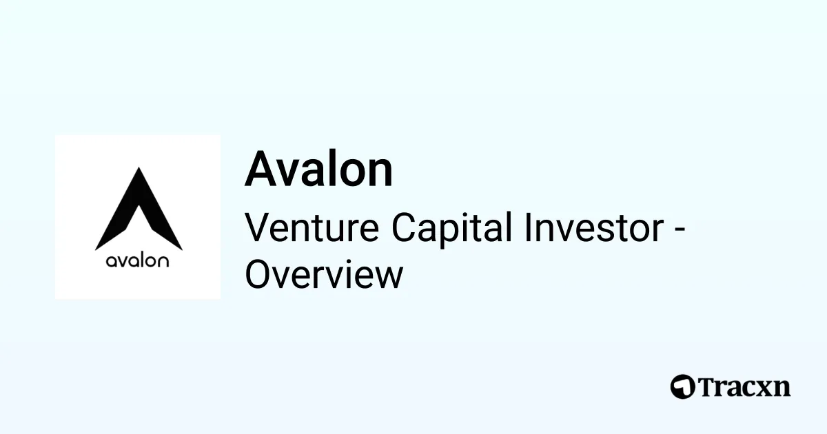 Avalon - 2026 Investor Profile & Portfolio - Tracxn