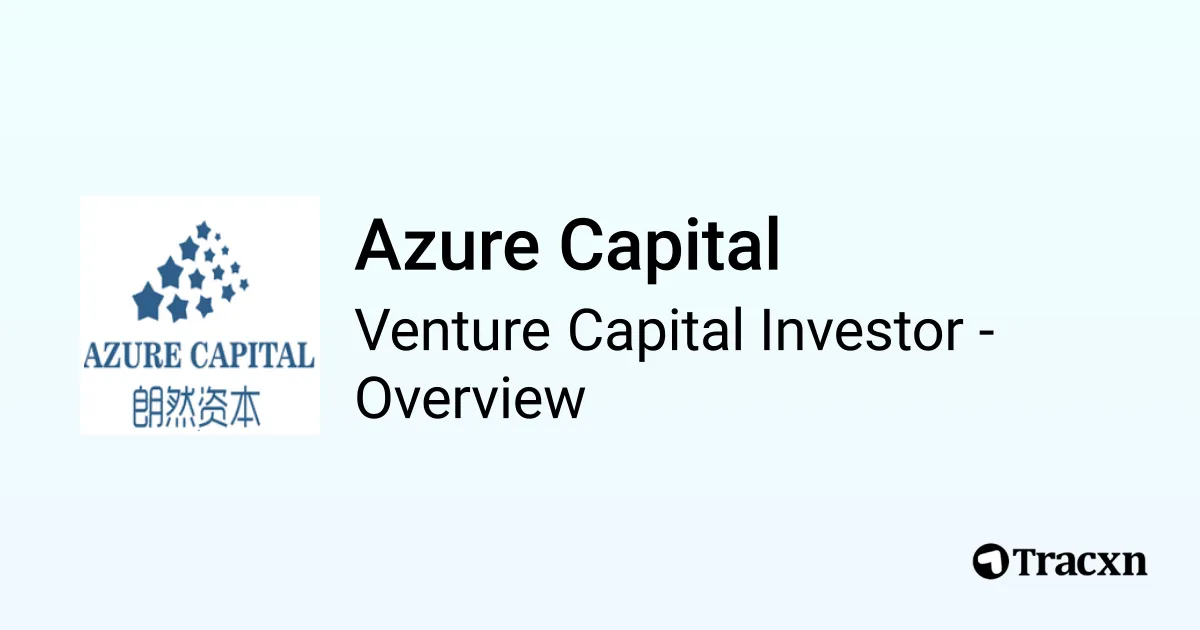 Azure Capital - 2026 Investor Profile, Portfolio & Team - Tracxn