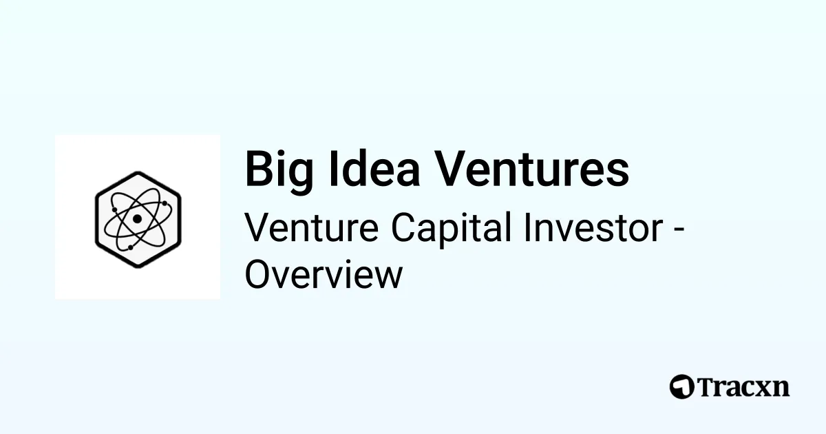 Big Idea Ventures - 2025 Investor Profile, Portfolio, Team & Investment ...