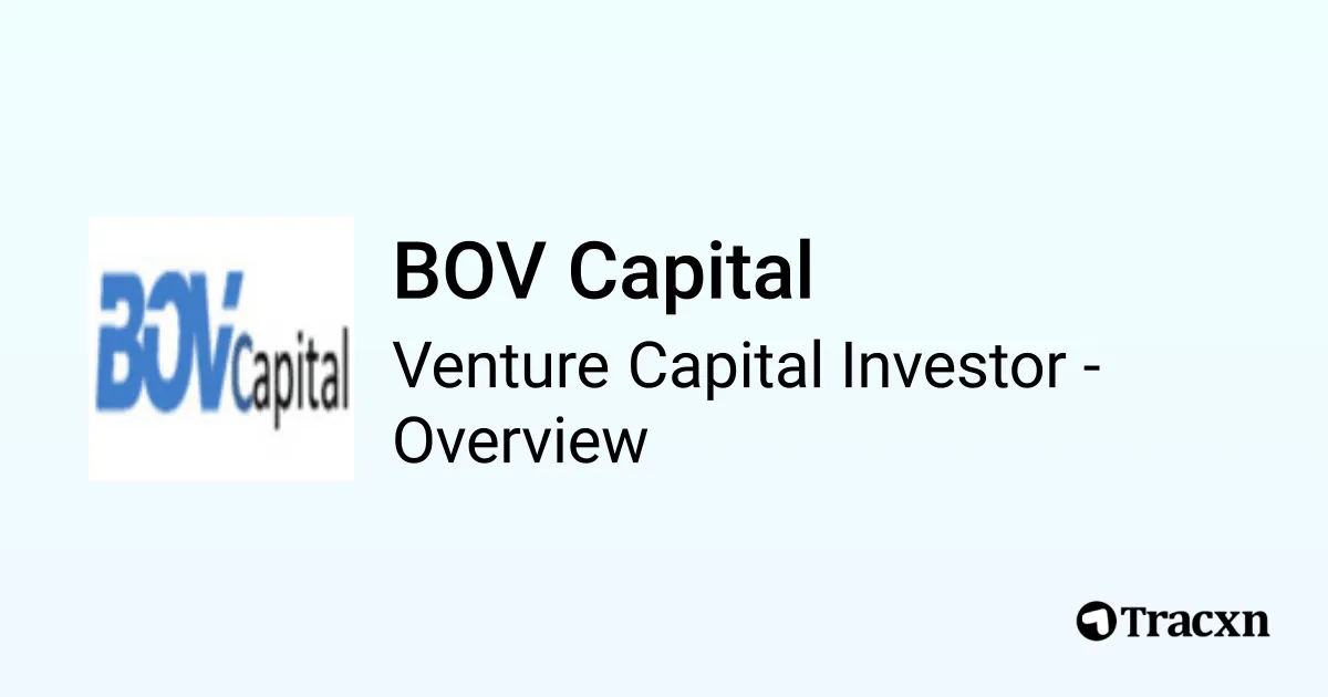 BOV Capital - 2026 Investor Profile, Portfolio, Team & Investment ...