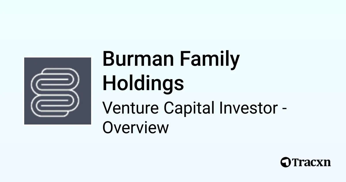 Burman Family Holdings - 2025 Investor Profile, Portfolio, Team ...