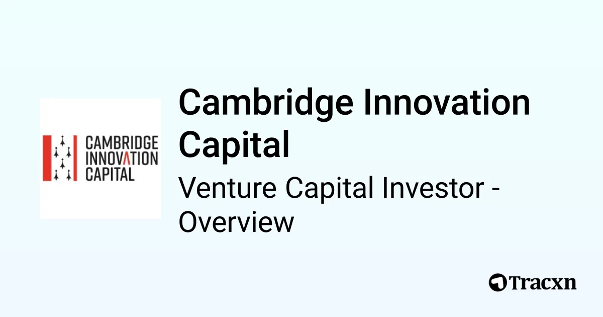 Cambridge Innovation Capital - 2026 Investor Profile, Portfolio, Team ...