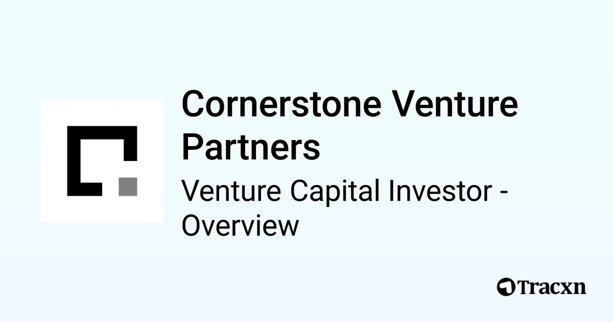 Cornerstone Venture Partners - 2025 Investor Profile, Portfolio, Team ...
