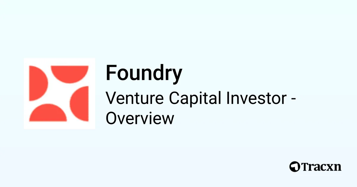 Foundry - 2025 Investor Profile, Portfolio, Team & Investment Trends - Tracxn