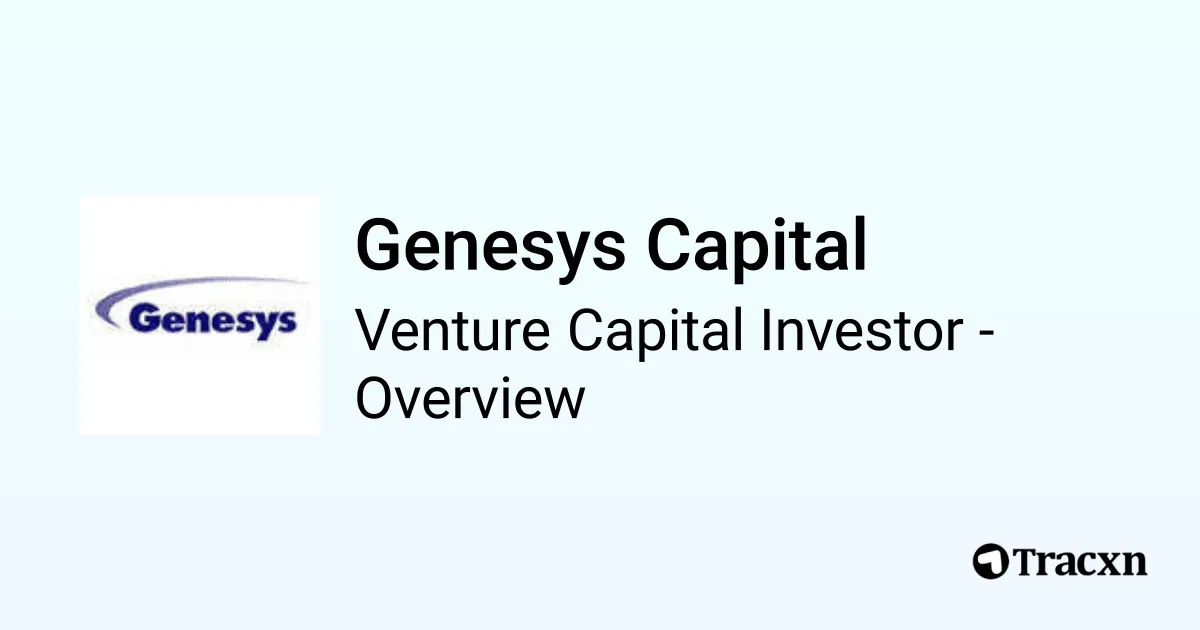 Genesys Capital - 2026 Investor Profile, Portfolio, Team & Investment ...