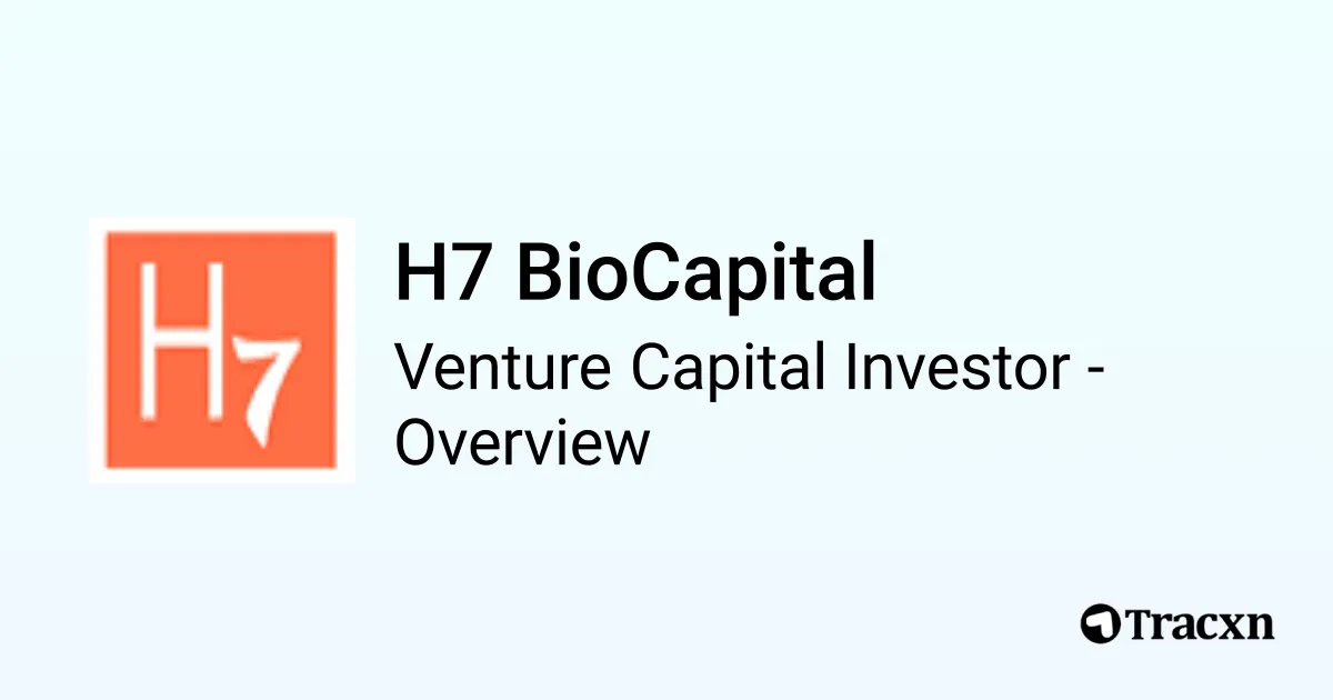 H7 BioCapital - 2026 Investor Profile, Portfolio & Team - Tracxn