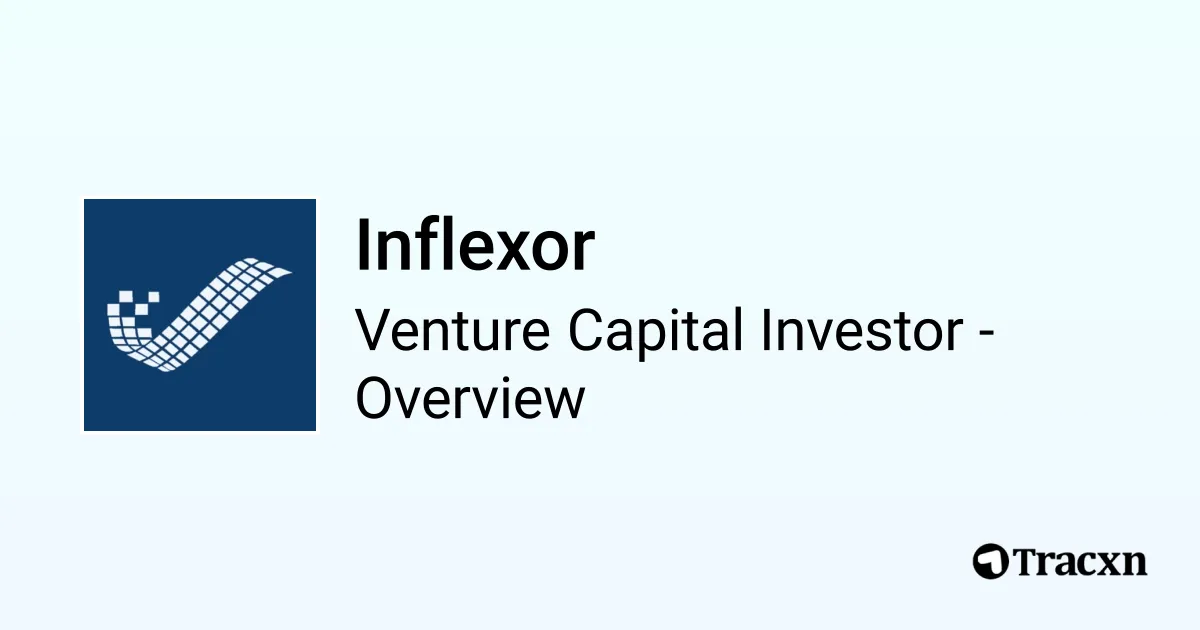 Inflexor - 2026 Investor Profile, Portfolio, Team & Investment Trends ...