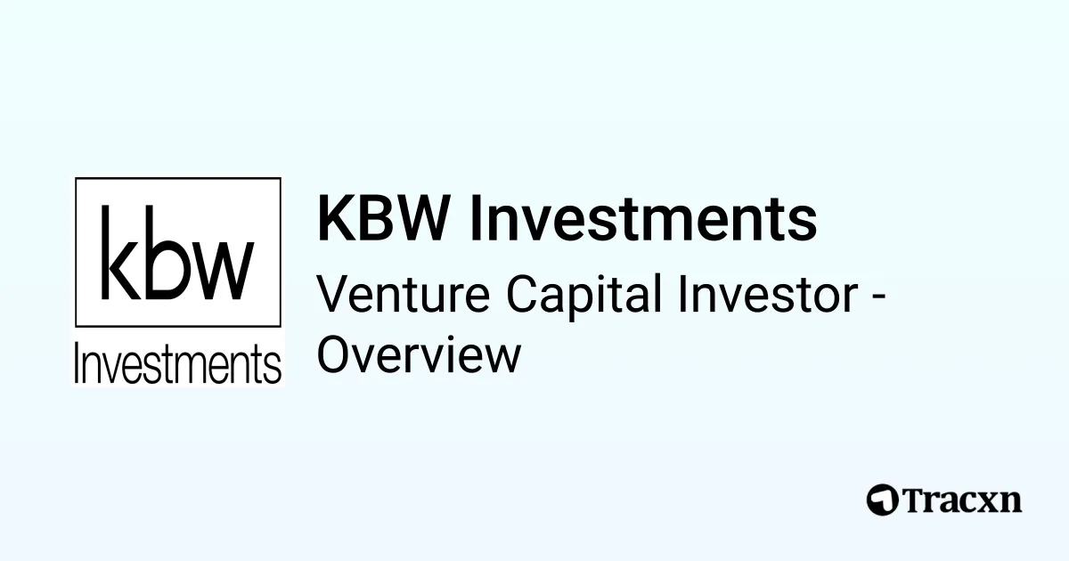 KBW Investments - 2026 Investor Profile, Portfolio, Team & Investment ...