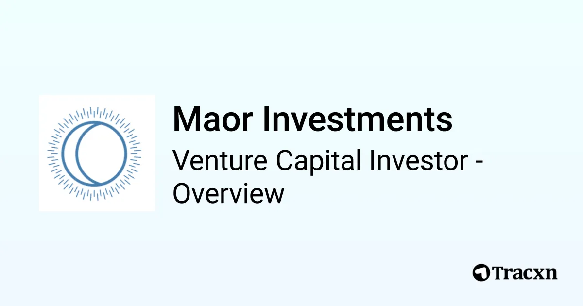 Maor Investments - 2025 Investor Profile, Portfolio, Team & Investment Trends - Tracxn
