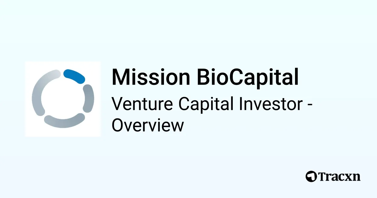 Mission BioCapital - 2025 Investor Profile, Portfolio, Team ...
