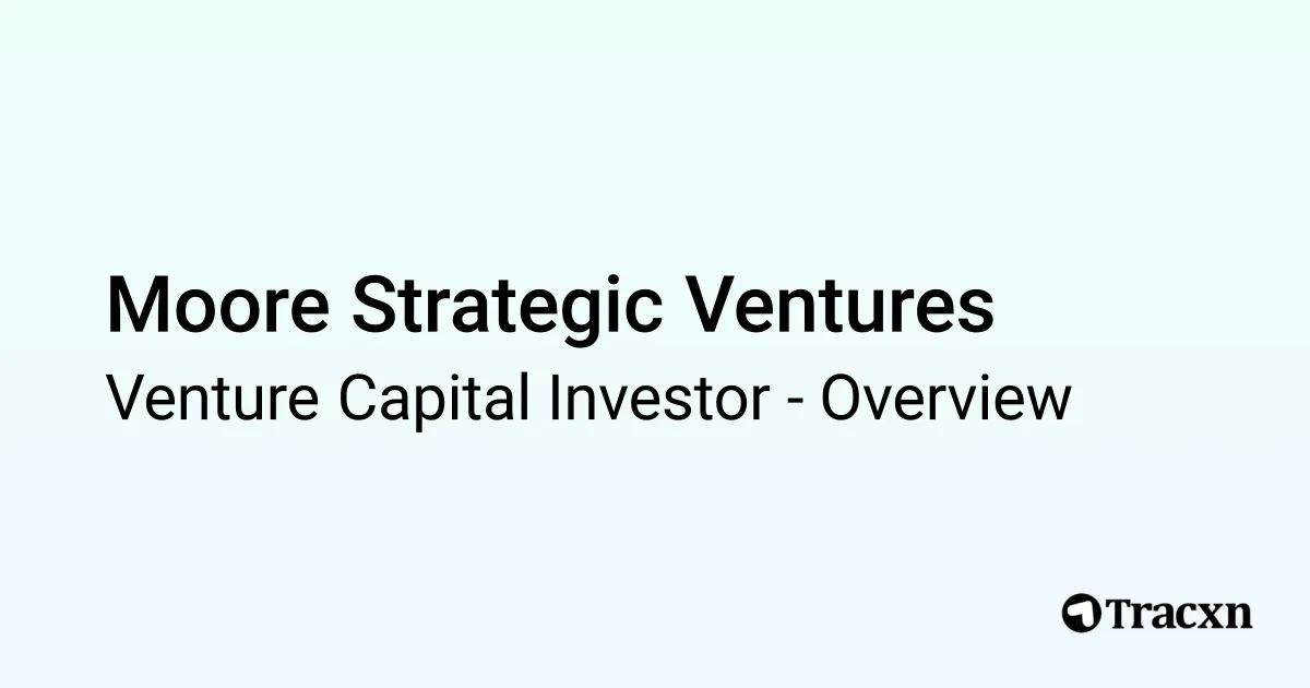 Moore Strategic Ventures - 2025 Investor Profile, Portfolio, Team ...