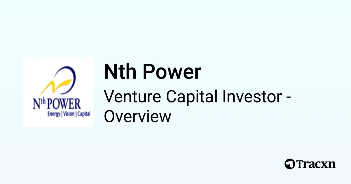 Nth Power - 2026 Investor Profile, Portfolio & Team - Tracxn