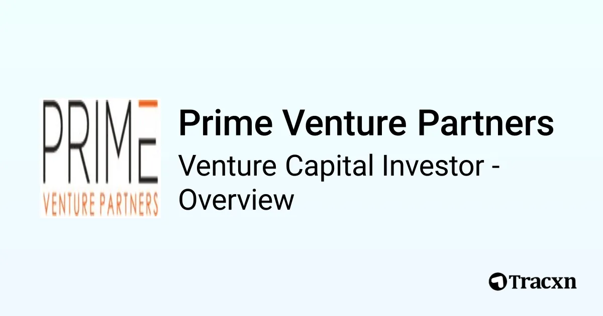 Prime Venture Partners - 2026 Investor Profile, Portfolio, Team ...