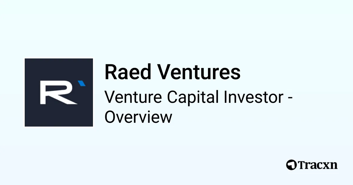 Raed Ventures - 2025 Investor Profile, Portfolio, Team & Investment Trends - Tracxn
