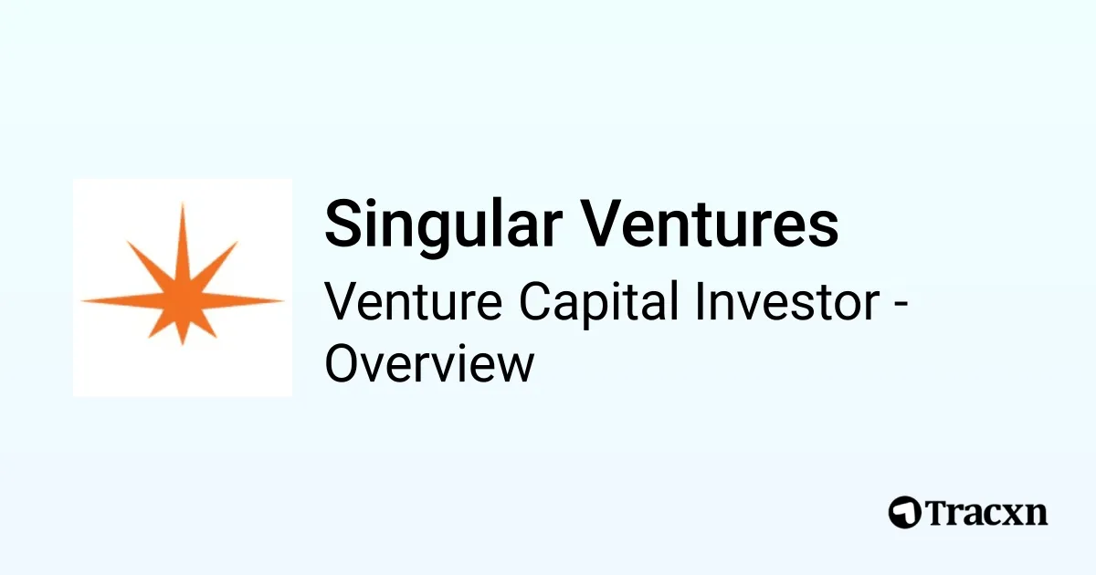Singular Ventures - 2025 Investor Profile, Portfolio, Team & Investment ...