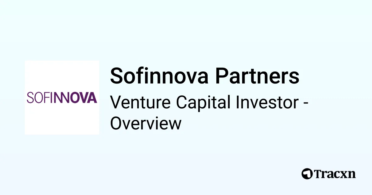 Sofinnova Partners - 2026 Investor Profile, Portfolio & Team - Tracxn