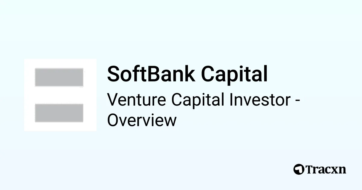 SoftBank Capital - 2026 Investor Profile, Portfolio & Team - Tracxn
