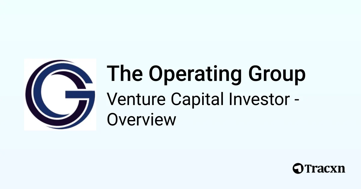 The Operating Group - 2026 Investor Profile, Portfolio, Team ...