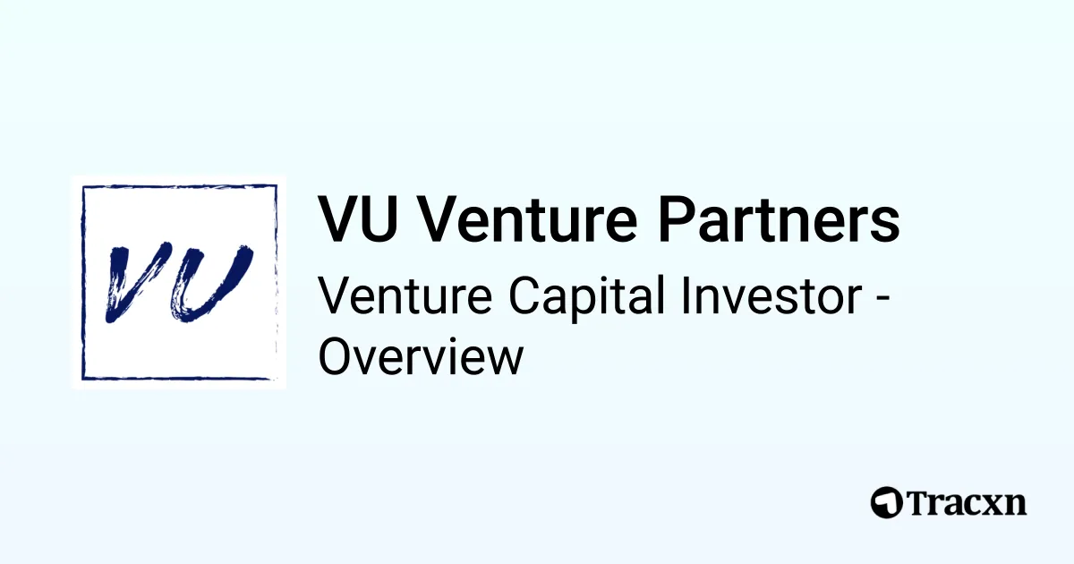 VU Venture Partners - 2025 Investor Profile, Portfolio, Team ...