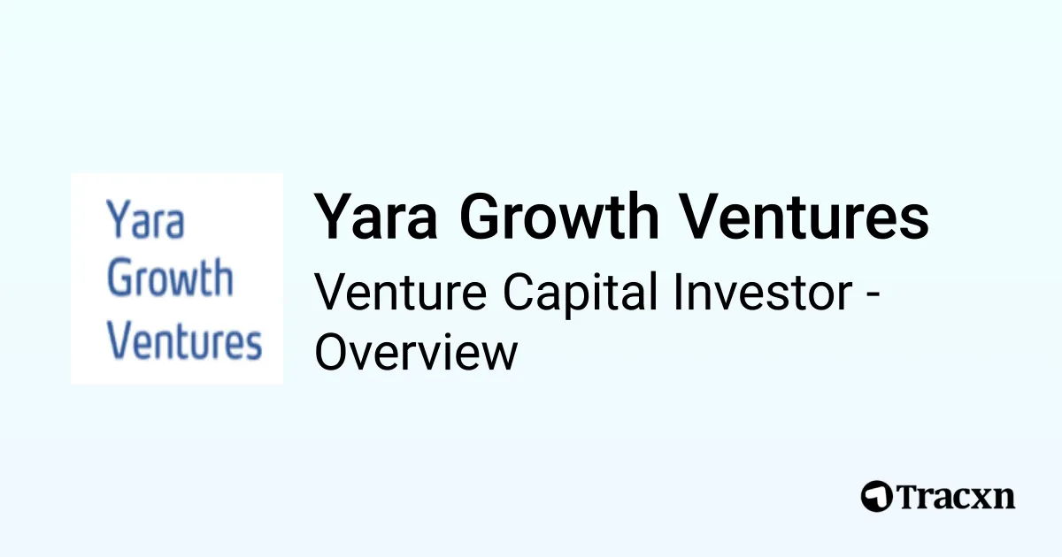 Yara Growth Ventures - 2025 Investor Profile, Portfolio, Team ...